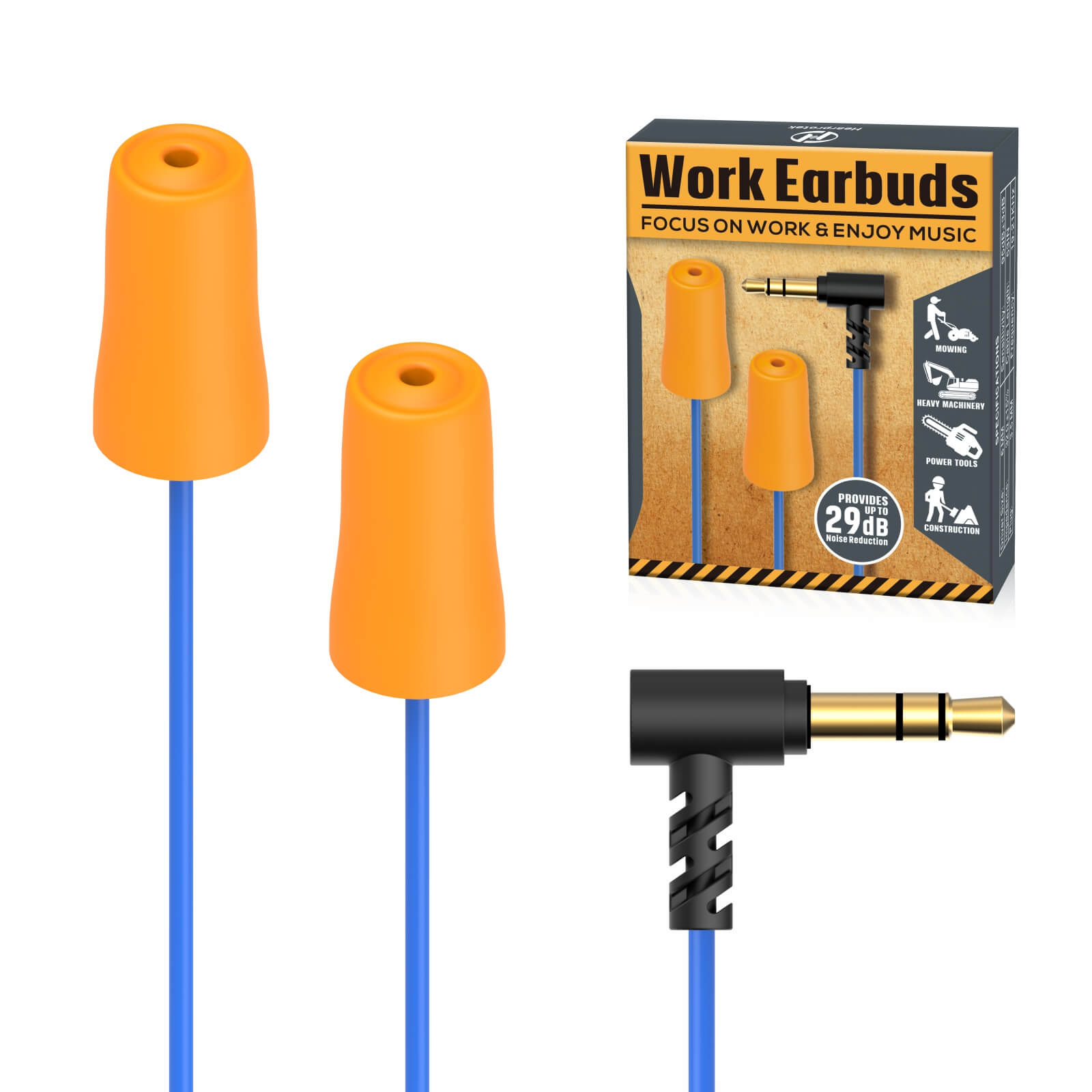 Noise Isolating Earbuds for Industrial Work – hearprotek
